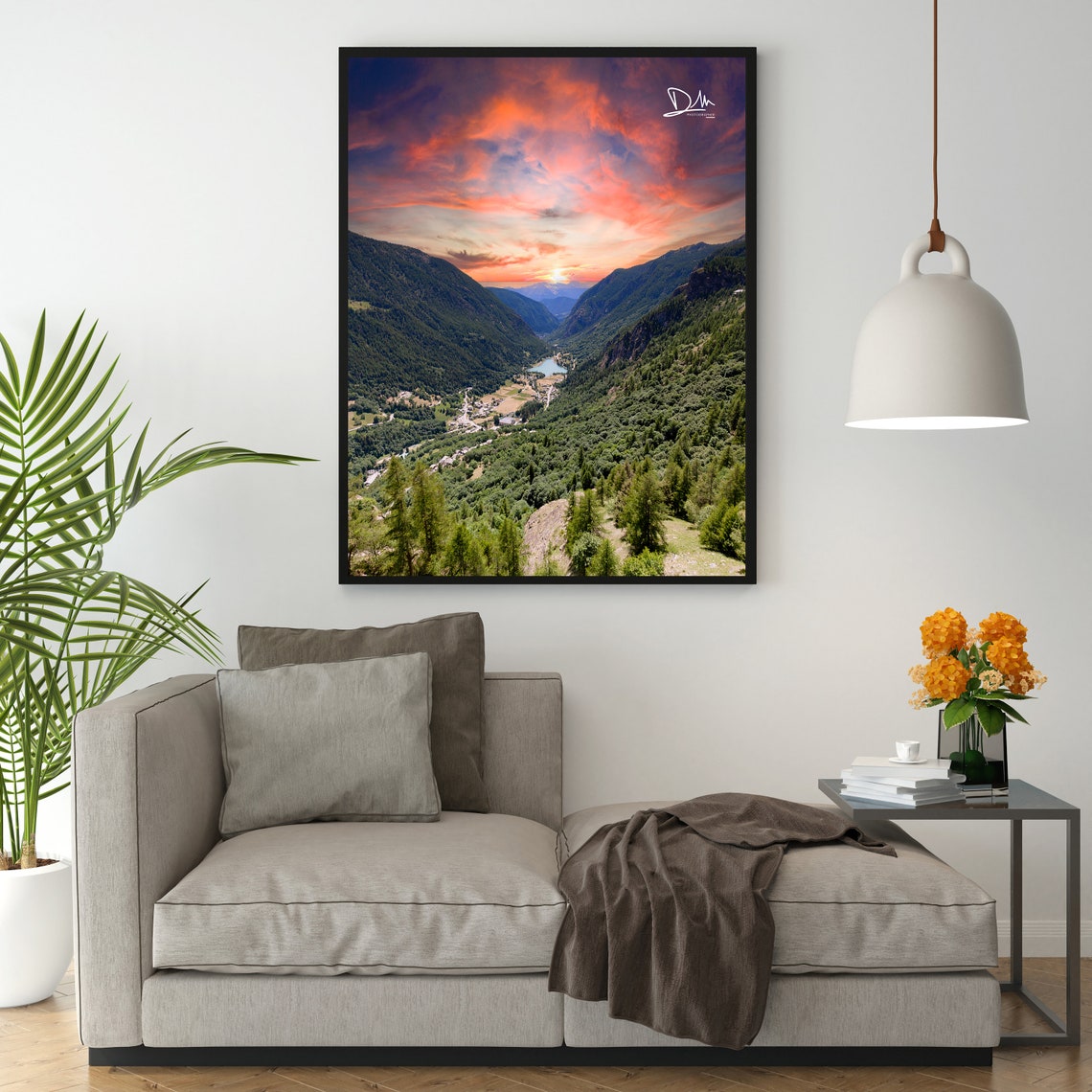 Mountain Printable, Mountain Artwork Printable, Mountain Wall Art ...