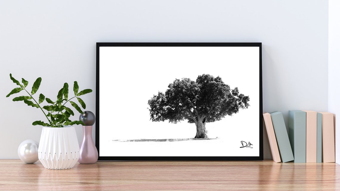 Black and White Tree Printable, Artwork Printable, Poster Printable ...