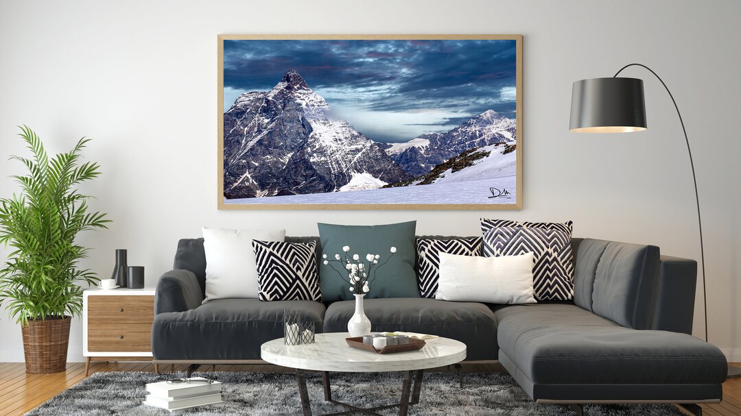 Mountain Printable Matterhorn Printable Artwork Printable - Etsy