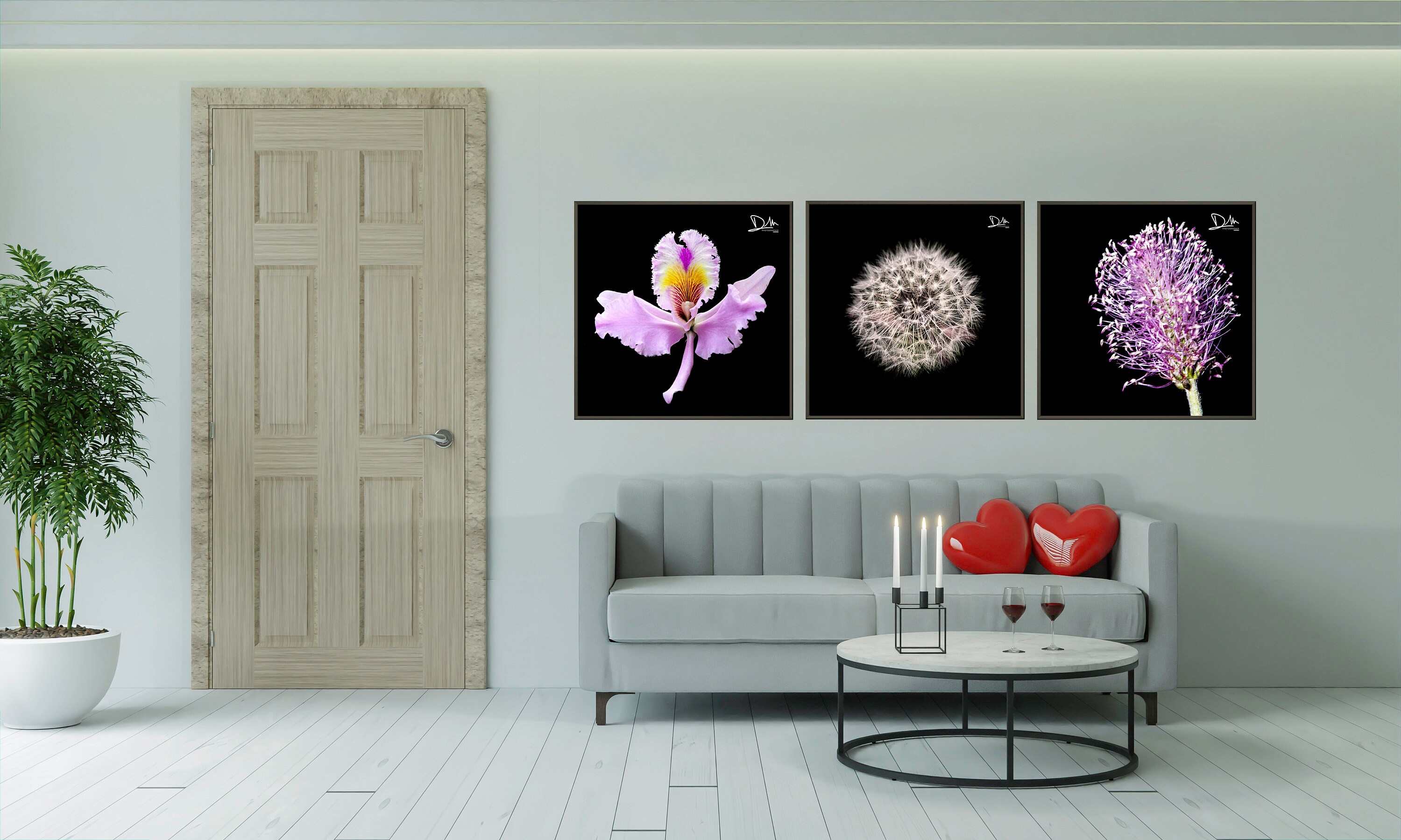 Flower Printable Set, Flower Wall Art Set, Wall Art, Home Decor, Poster ...