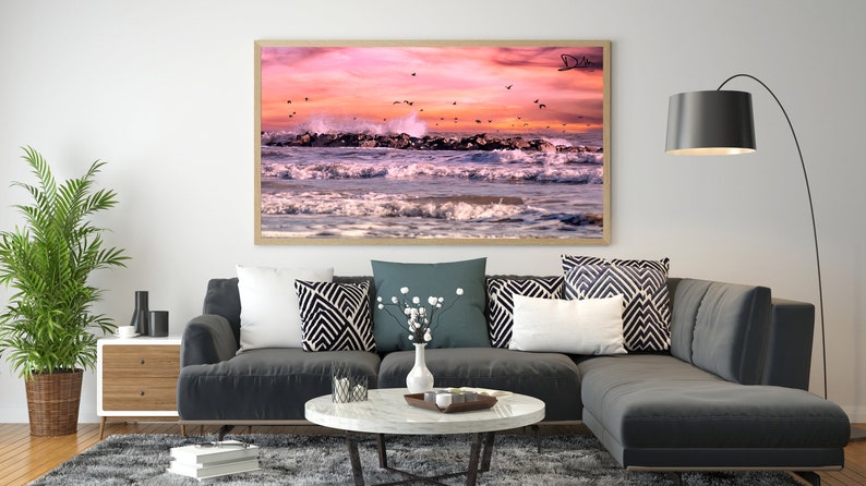 Sea Landscape Printable, Sea Printable, Artwork Printable, Poster ...