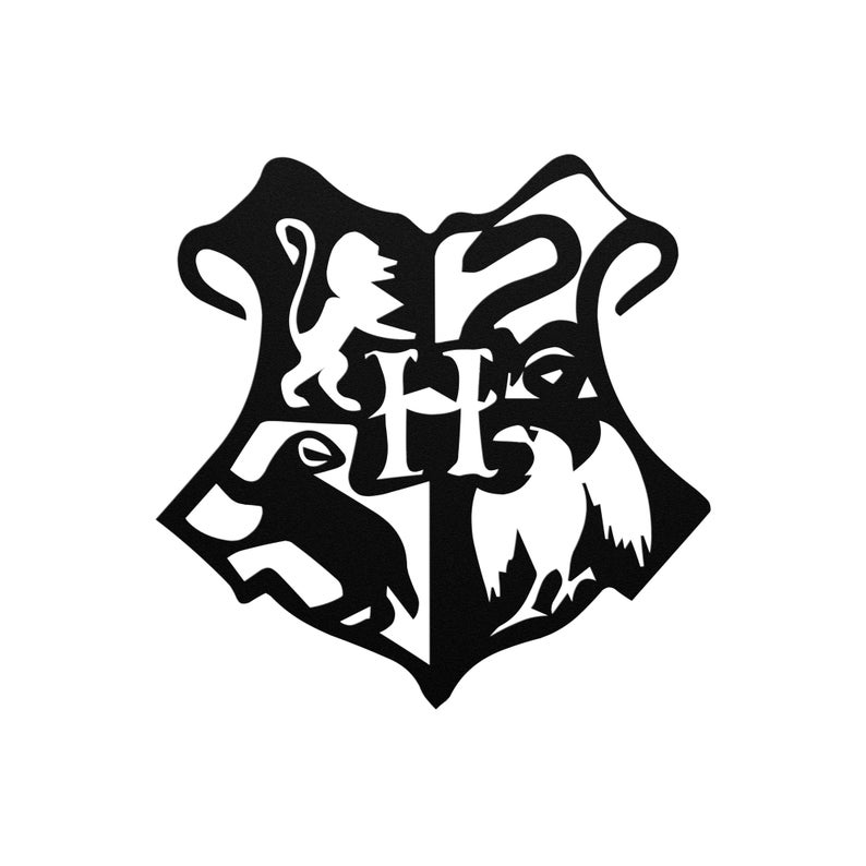 Wizard Crest Metal Wall Art - Etsy
