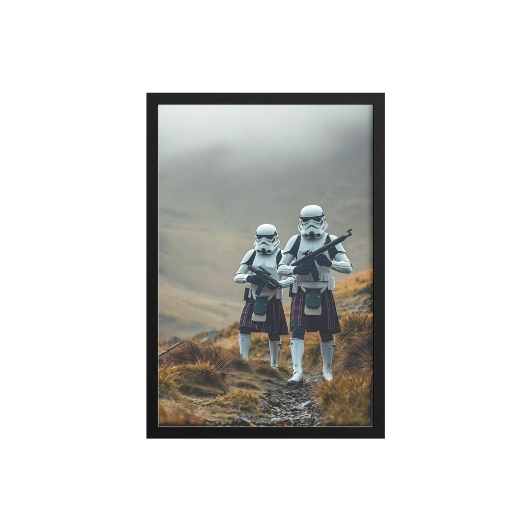 Scotland Highland Storm Trooper 2, Framed Print - Etsy
