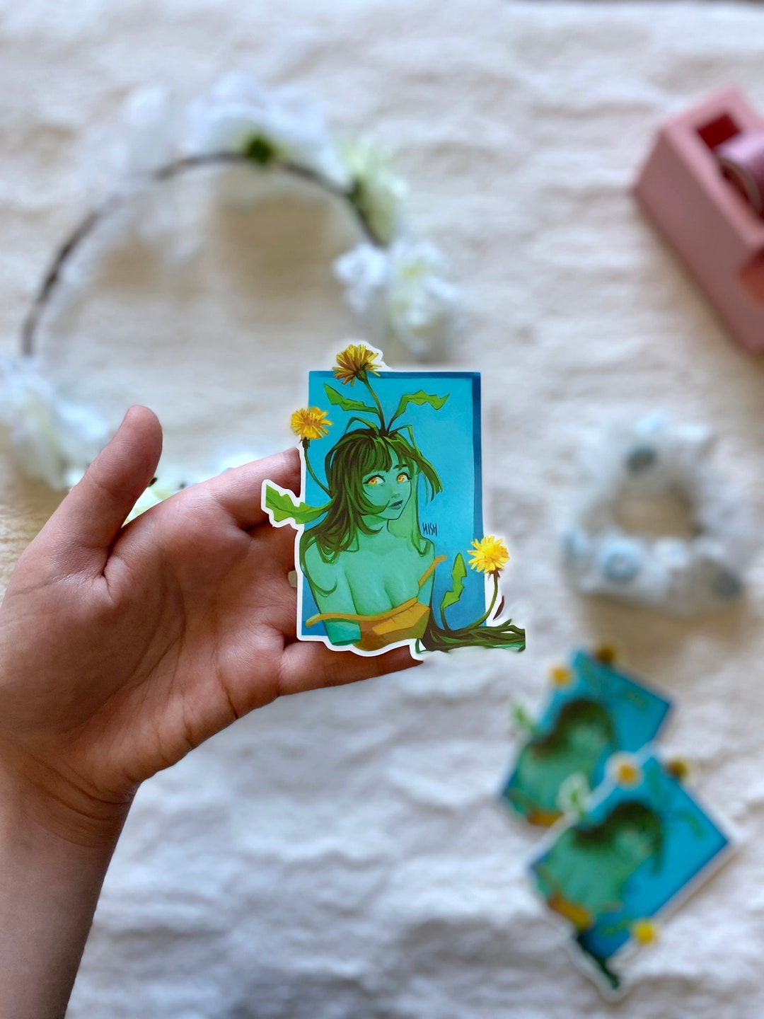 Dandelion Sticker - Etsy