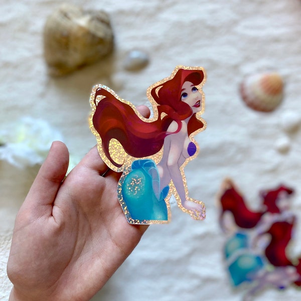 Ariel Sticker - Etsy