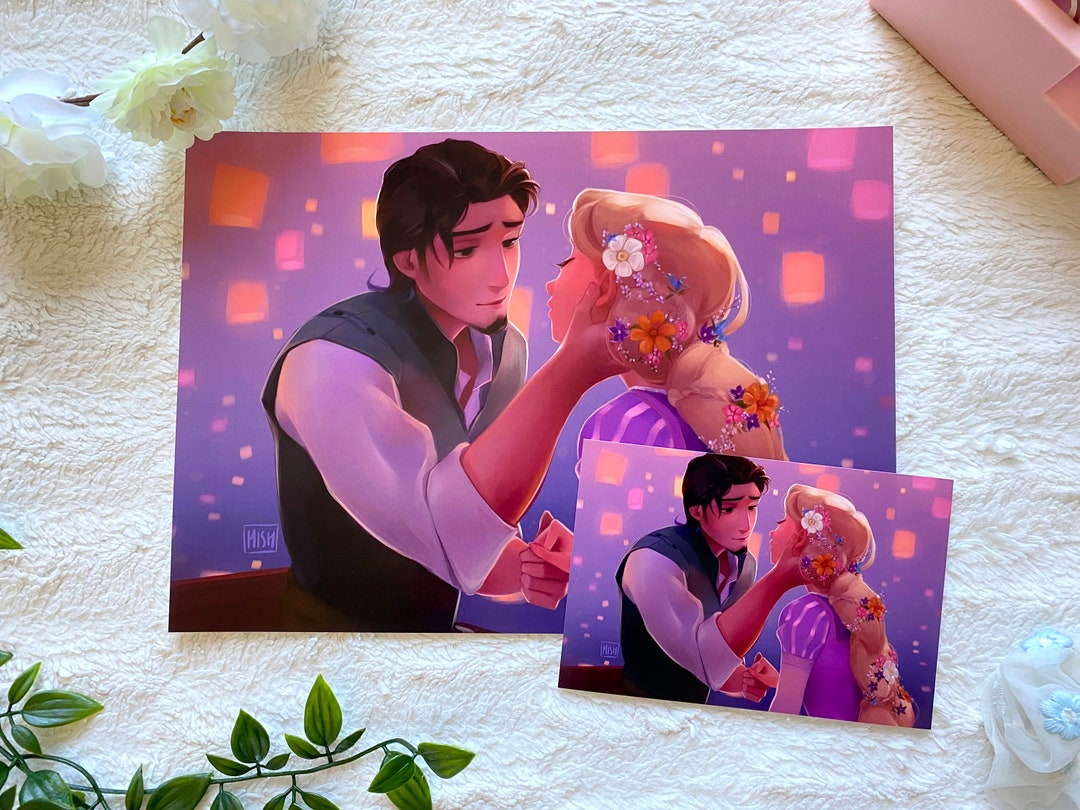 Tangled Print small & Medium - Etsy