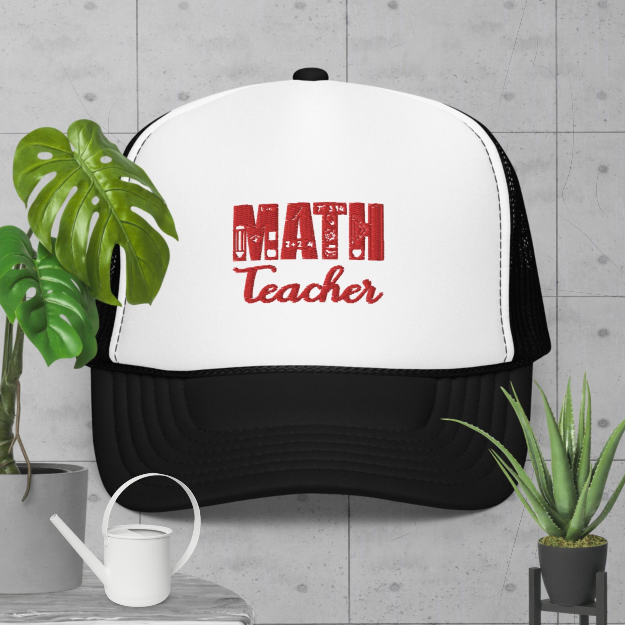 Math Teacher Trucker Hat Hat for Teacher Math Mathematics - Etsy