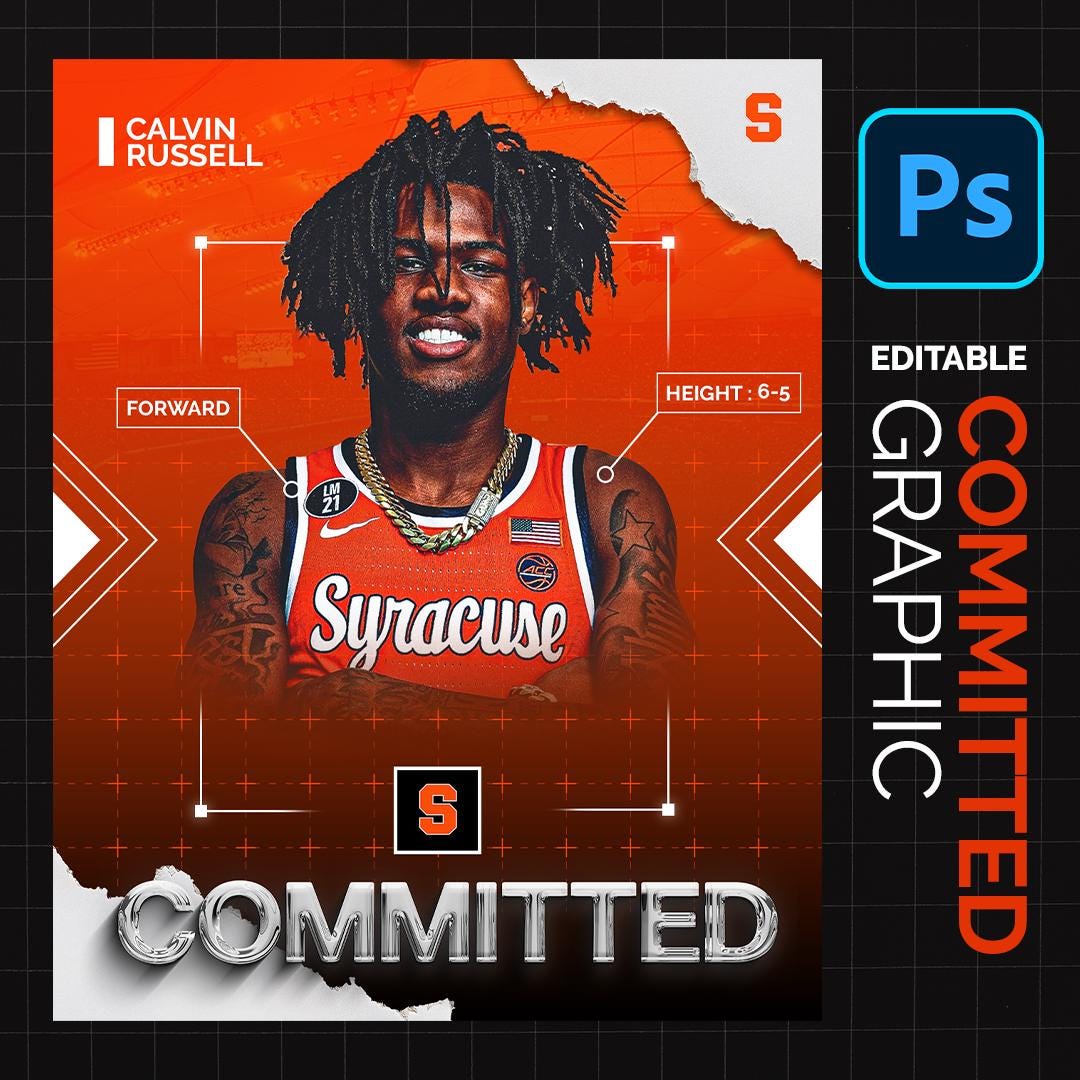 Sports Commitment Graphic for Social Media | Photoshop - Etsy UK