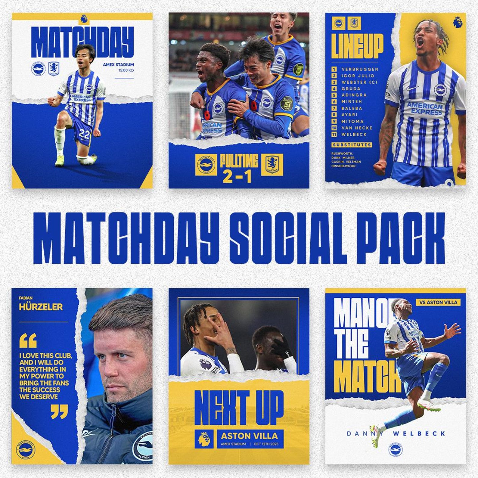 Photoshop Sports Social Media Templates: Editable Matchday Designs ...