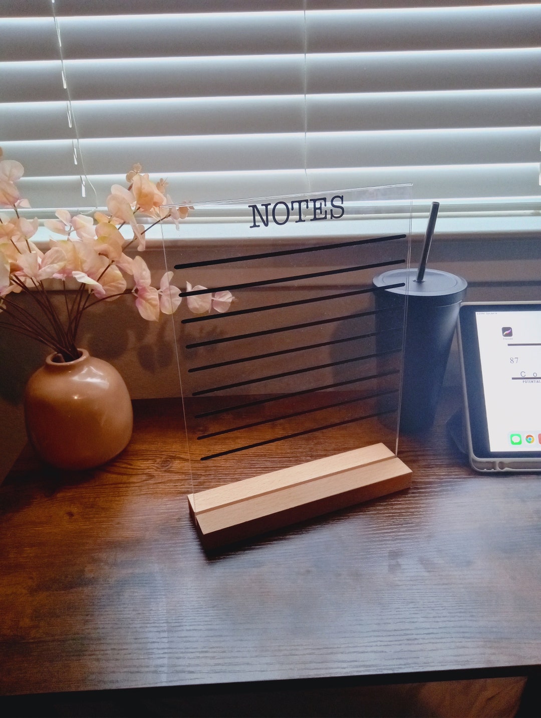 Acrylic Calendar Desk Checklist Aesthetic Sign Acrylic Checklist Desk ...