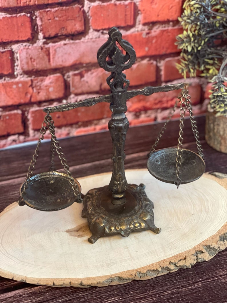 Large Brass Scales of Justice Law Office Decor Gift for - Etsy