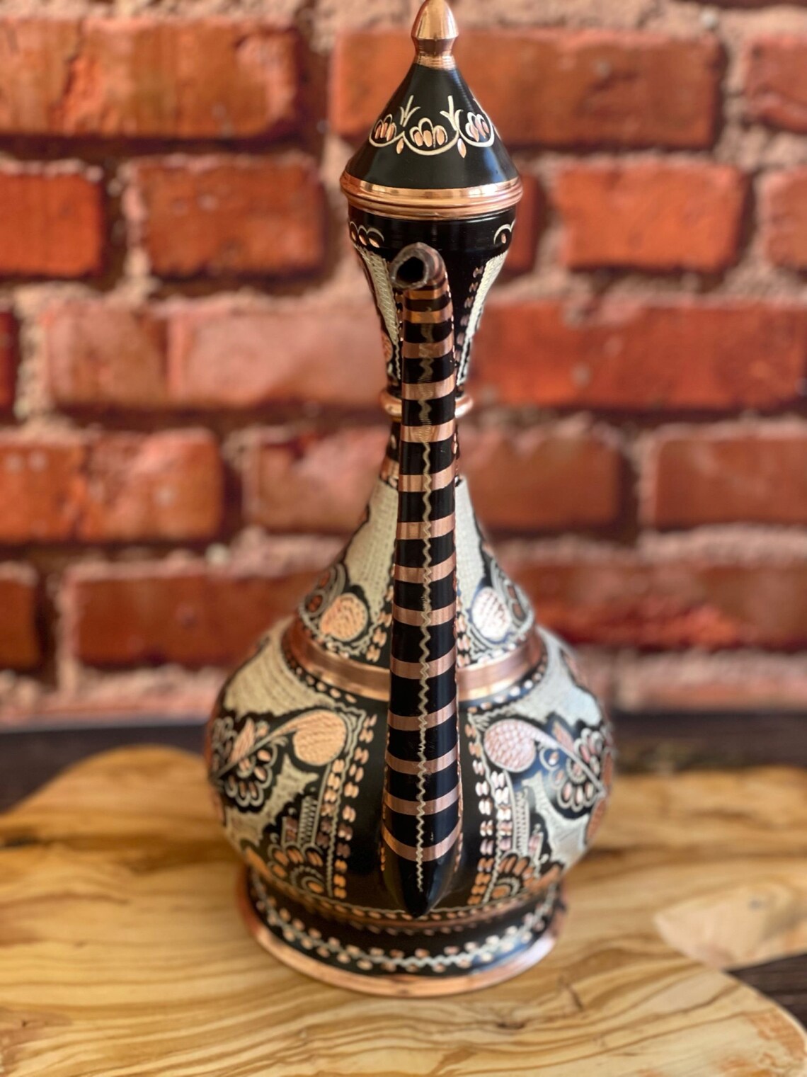 Handpainted Copper Aftaba Handmade Copper Aftaba Copper - Etsy