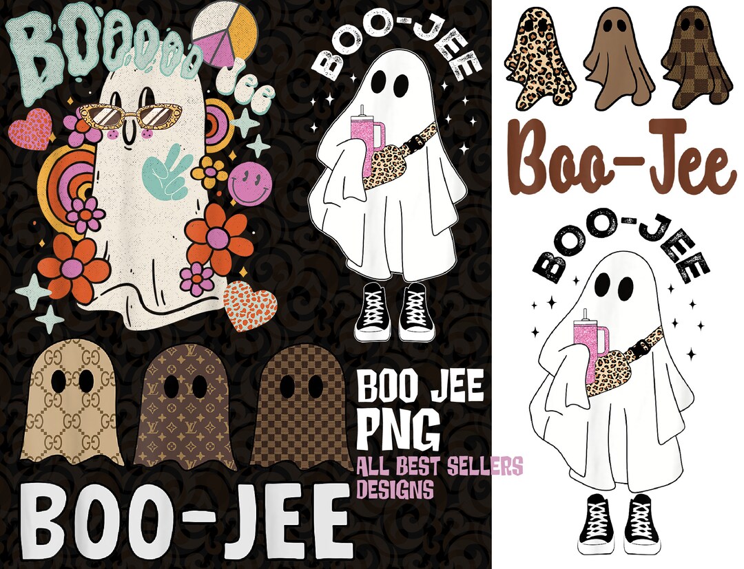 Boo Jee Png Boo Sheet Png Boojee Ghost Trendy Halloween - Etsy Australia