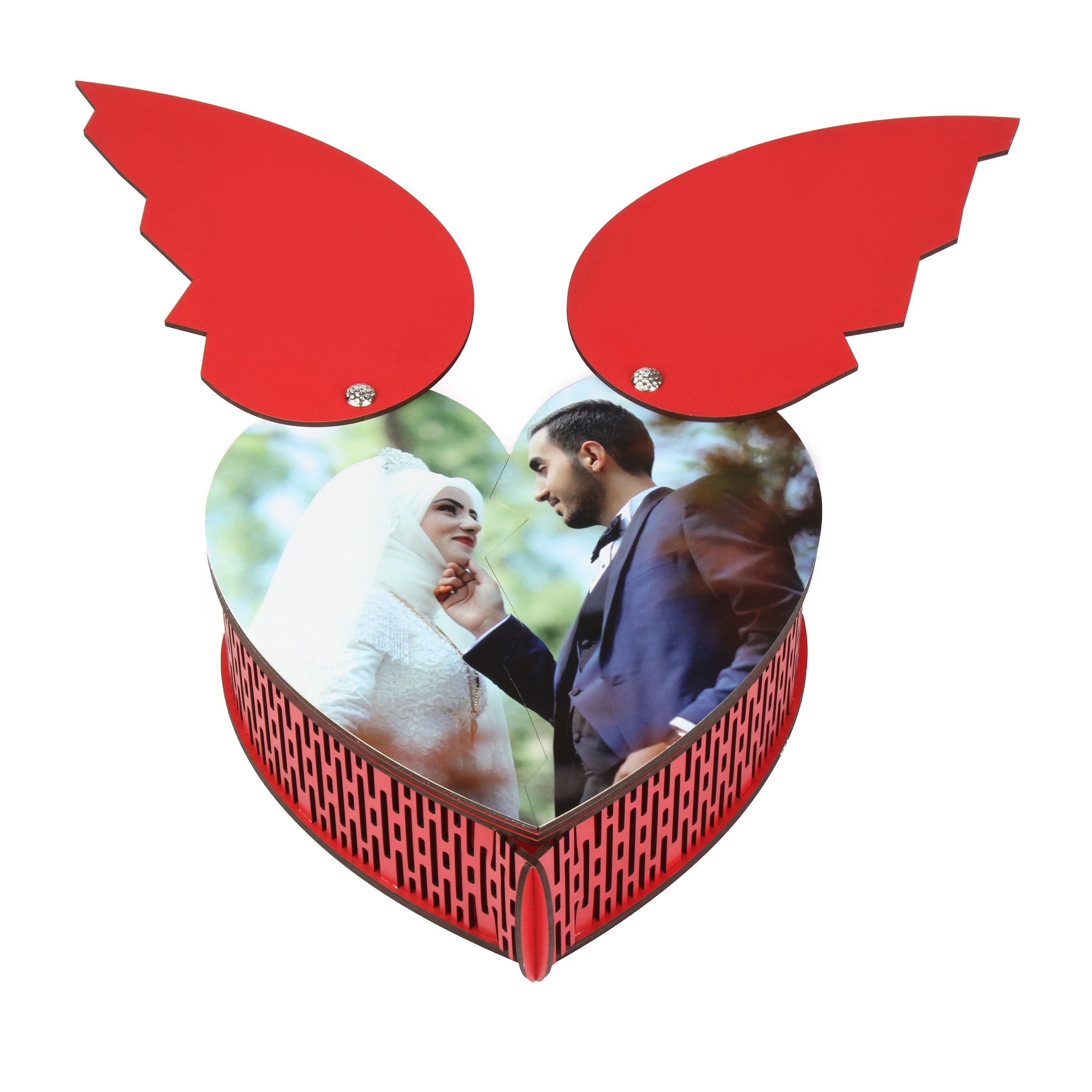 Love Heart Design Photo Box Laser Cut File Heart Box Drawing Box Vector ...