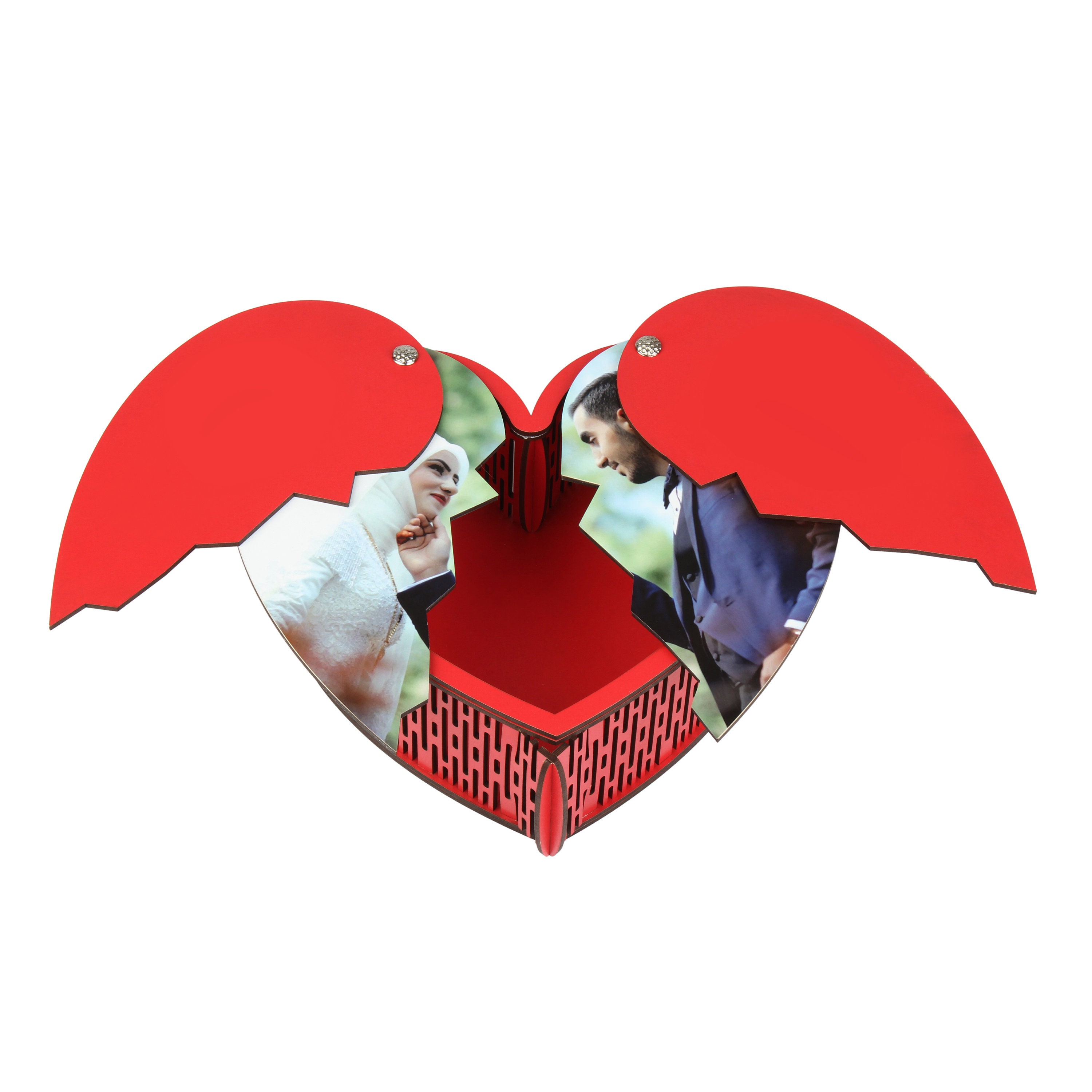 Love Heart Design Photo Box Laser Cut File Heart Box Drawing Box Vector ...