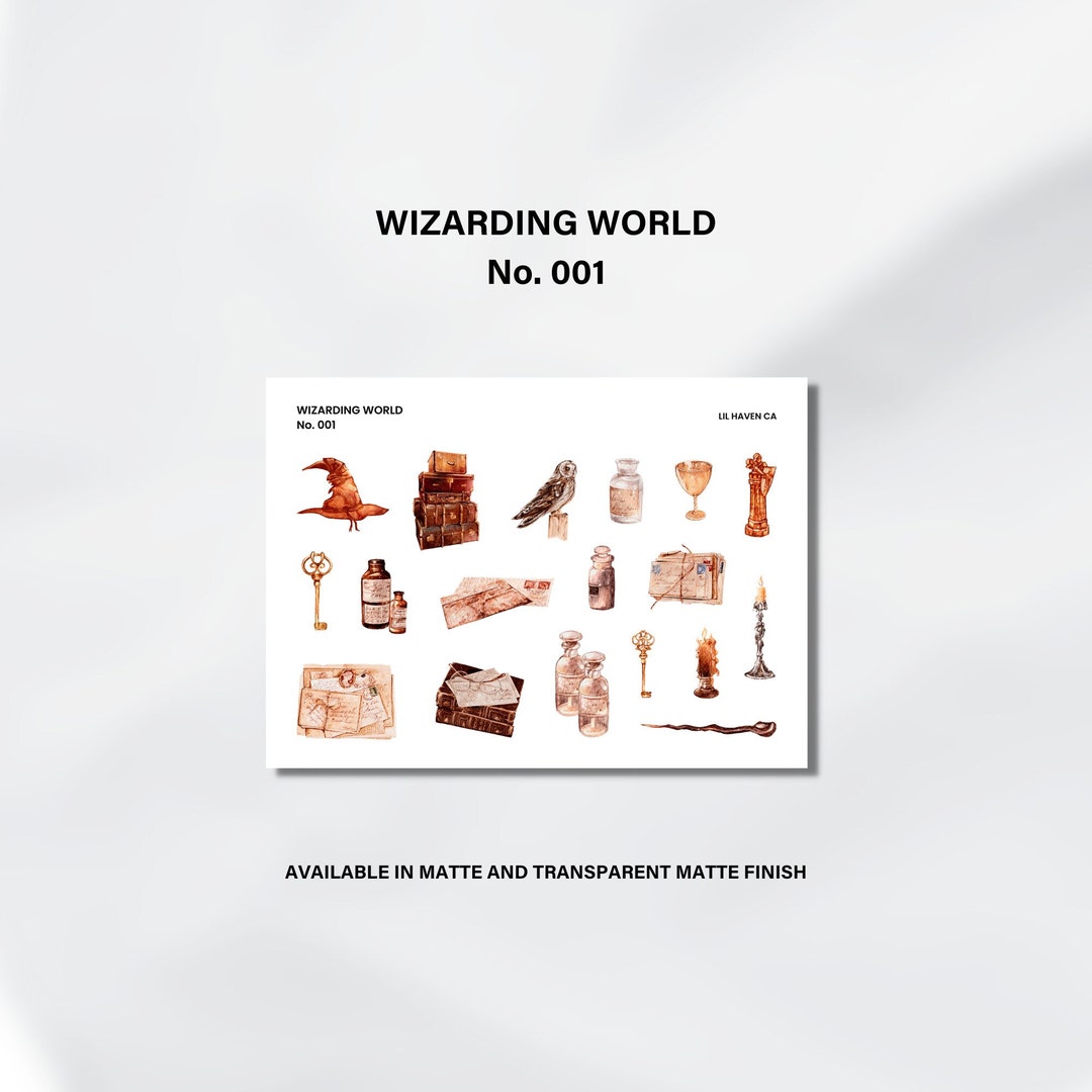 Wizarding World Stickers, Harry Potter Themed Stickers, Planner ...