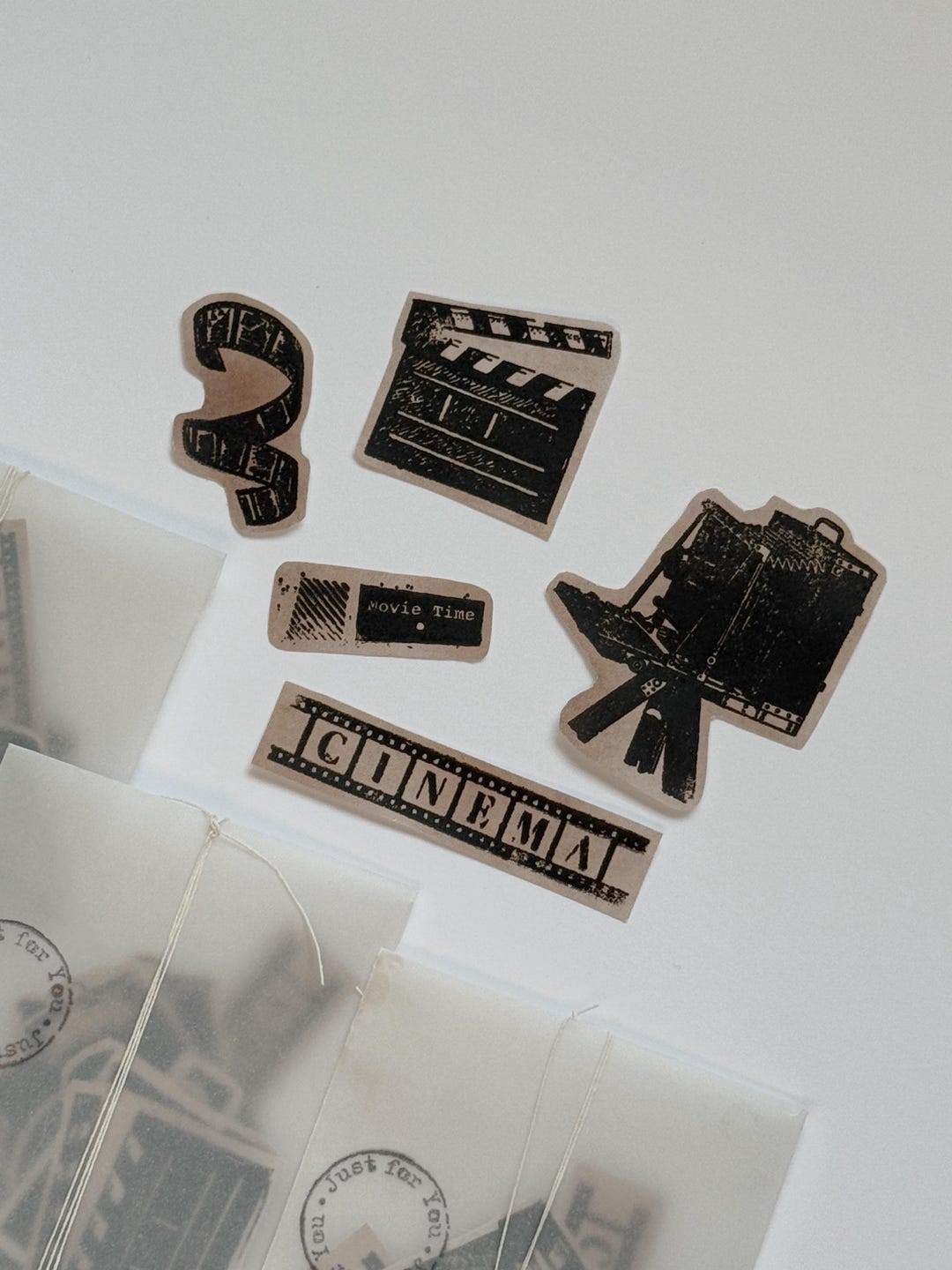 Movie Themed Stickers - Cinema Stickers for Journal, Film Stickers ...