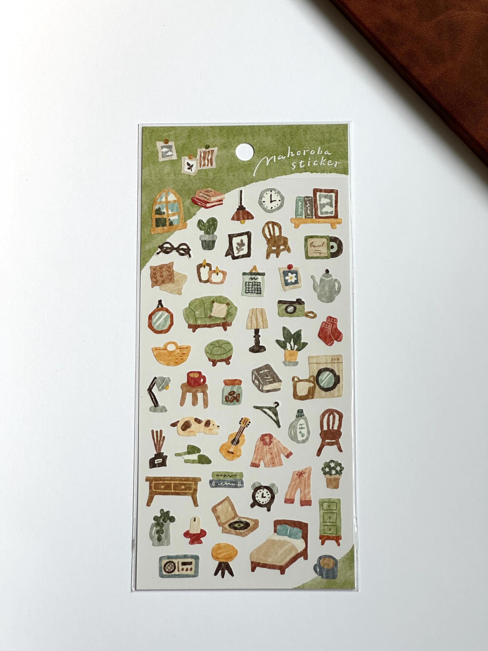 MIND WAVE Mahoroba Sticker Living Room, Daily Life Stickers, Mind Wave ...