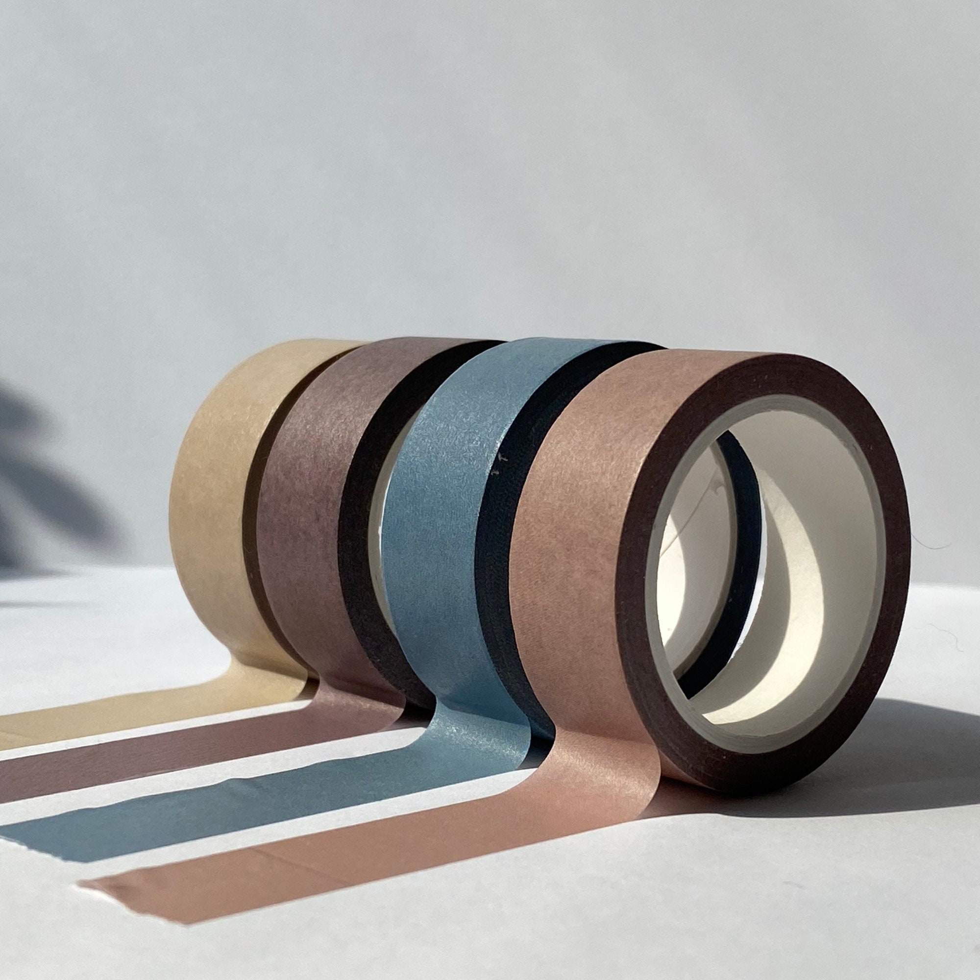 Plain Color Washi Tapes, Minimalistic Tape, Bullet Journal Washi Tapes ...