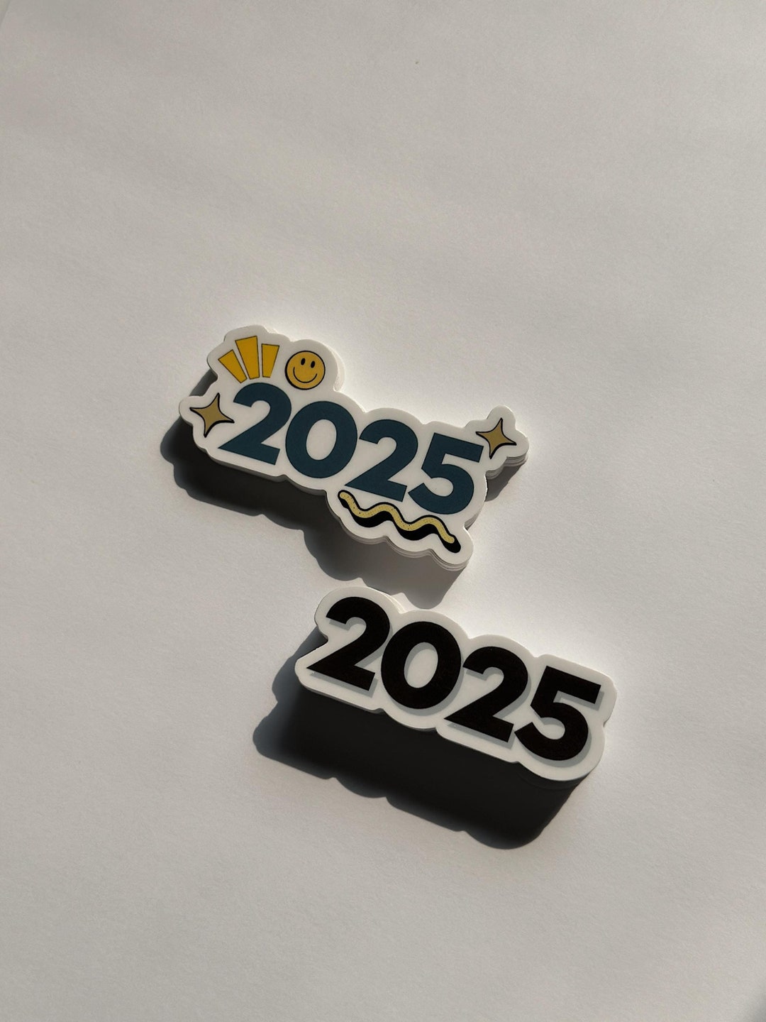 2025 Vinyl Sticker 2025 Permanent Adhesive Vinyl Sticker, Yearly ...