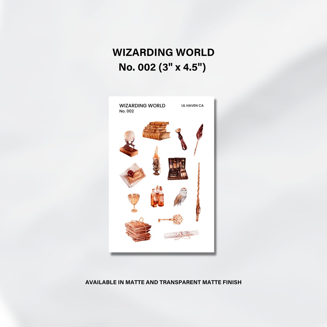 Wizarding World Stickers, Harry Potter Themed Stickers, Planner ...