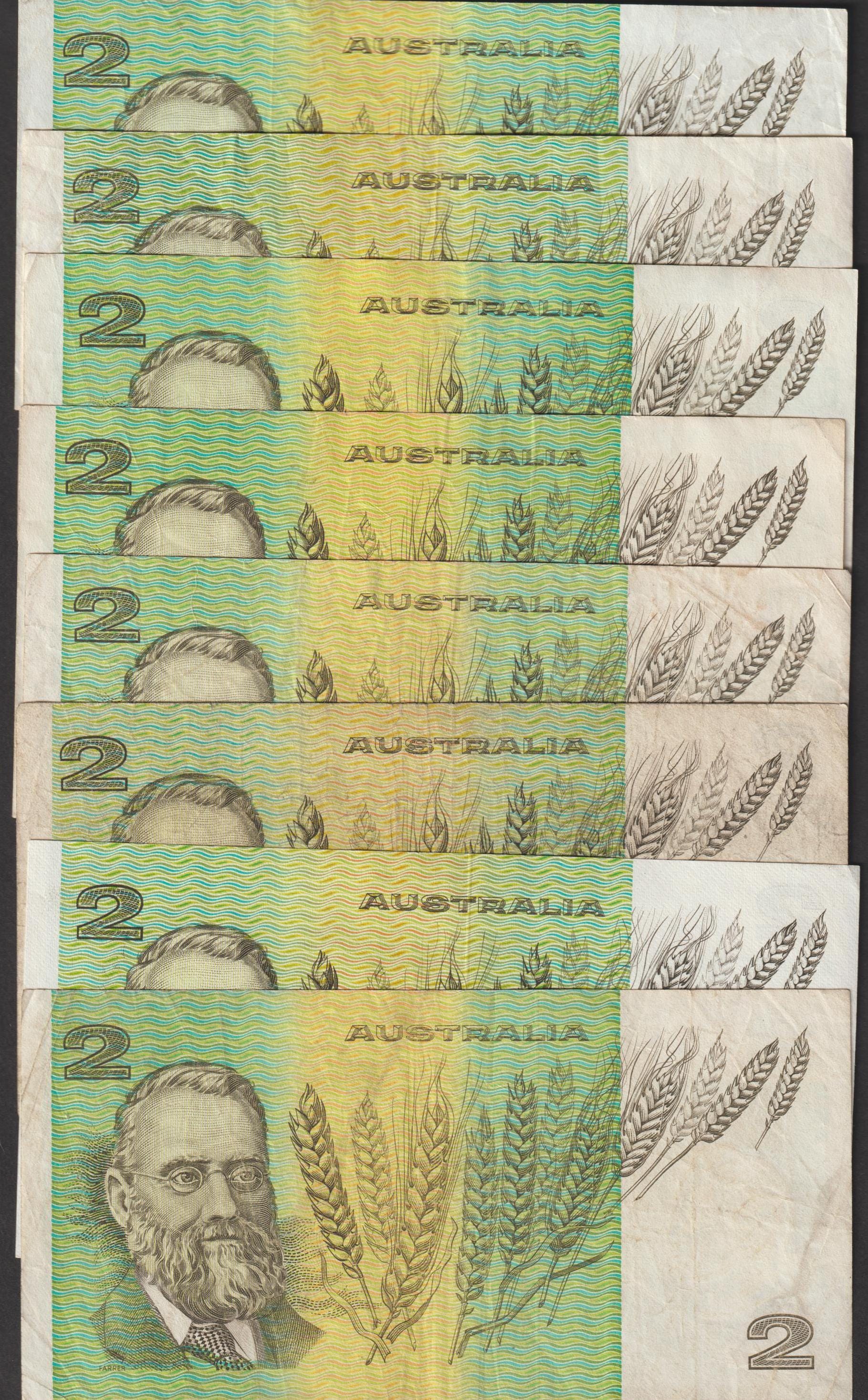 Australia Paper Banknote 1 2 5 Dollars Vintage Discontinued Historical ...