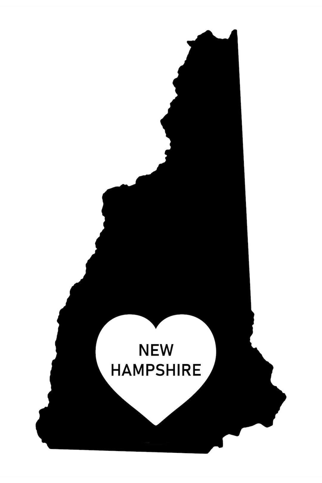 I Love New Hampshire Printable Artwork, Digital Download - Etsy Portugal