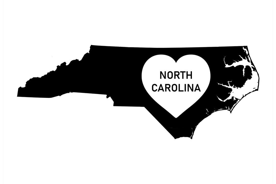 I Love North Carolina Printable Artwork, Digital Download - Etsy