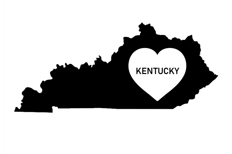 I Love Kentucky Printable Artwork, Digital Download - Etsy