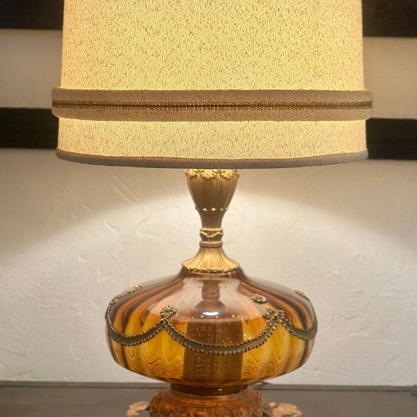 Amber Lamp - Etsy