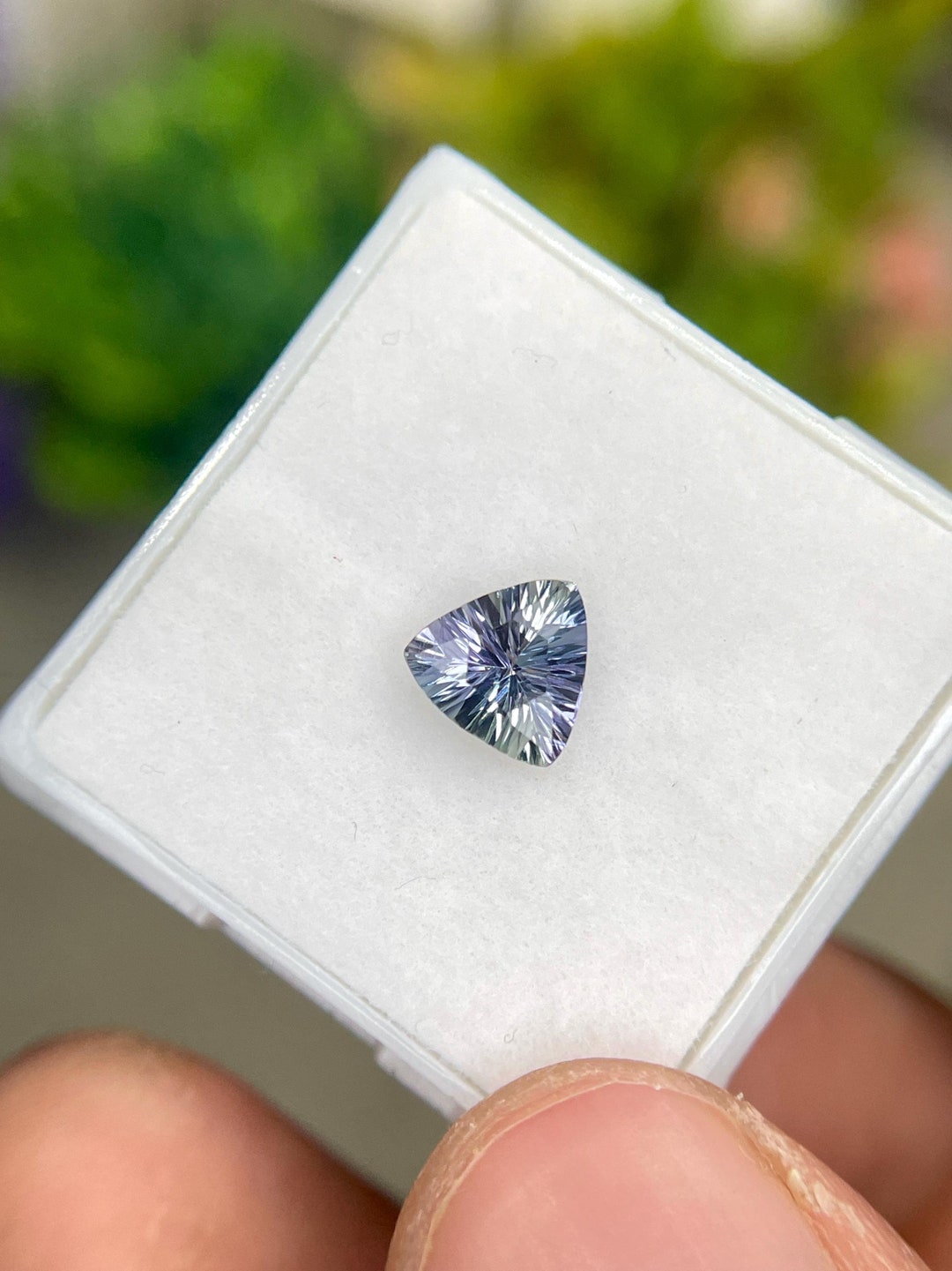 Very Rare Laser Cut Natural Unheated Tanzanite Trillion Shape Loose ...
