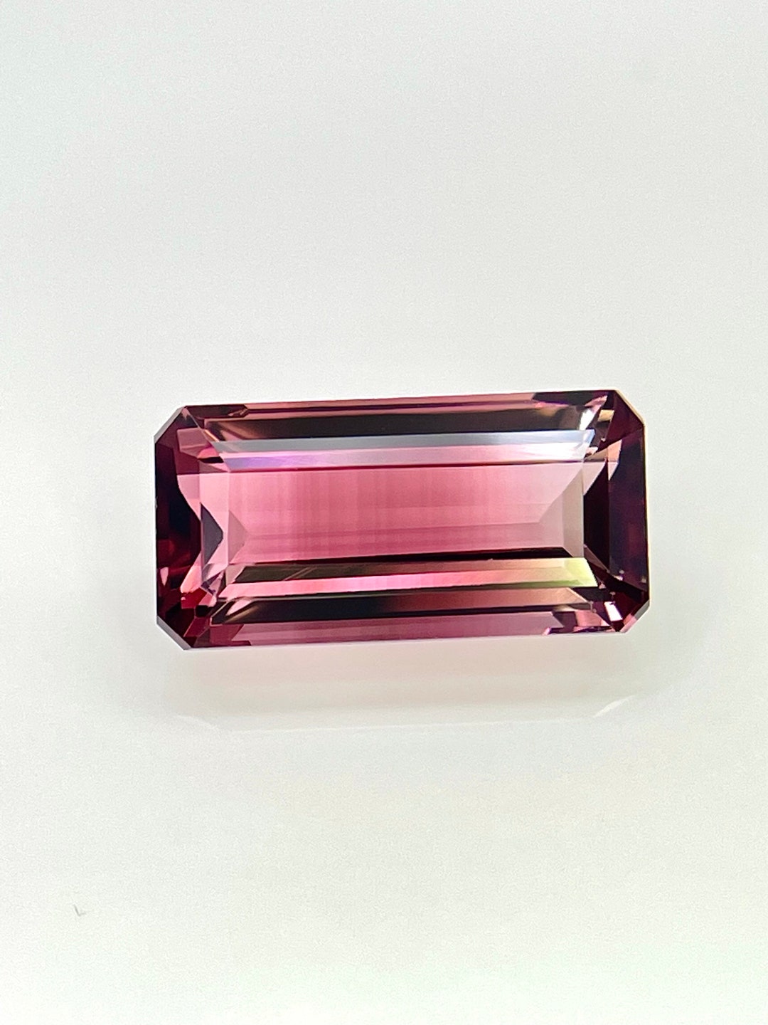 Cherry Pink Tourmaline 3.29 Cts 12x6 MM Emerald Cut Tourmaline Perfect ...