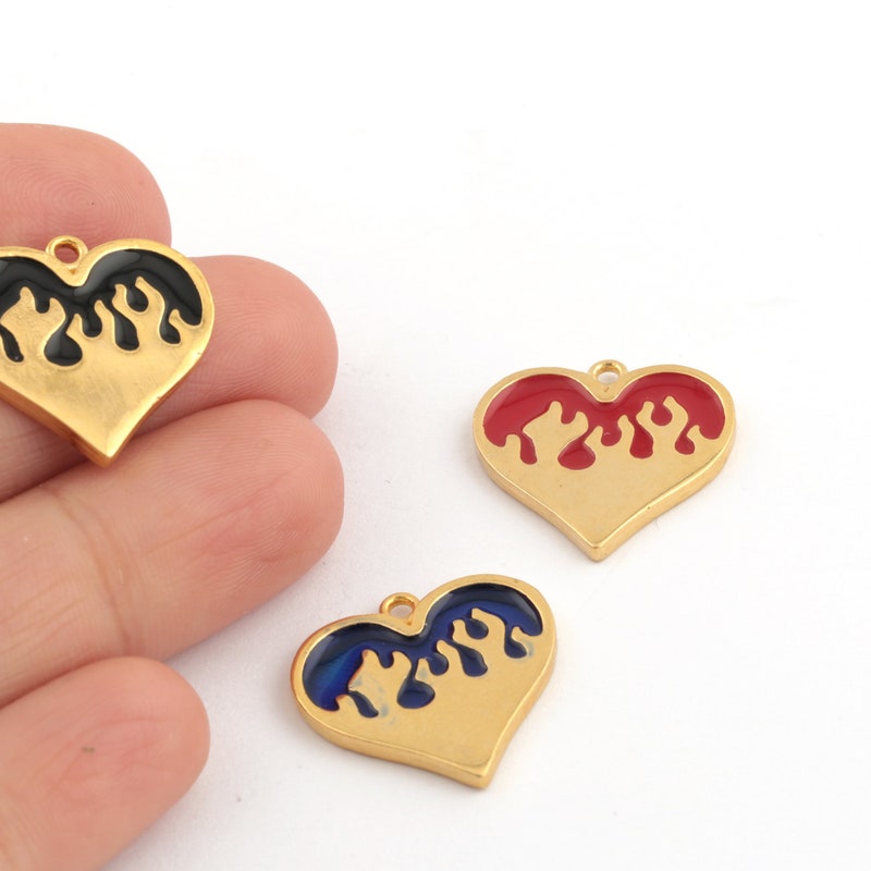 Flame Heart - Etsy
