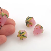 Strawberry Beads - Etsy
