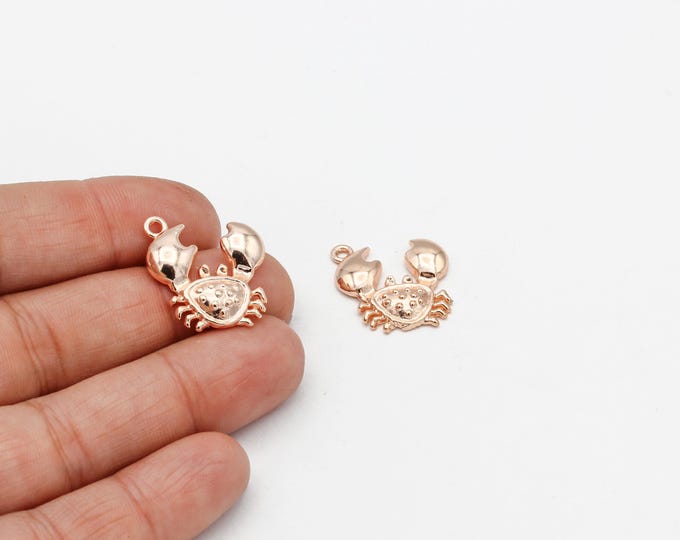 Stainless Steel Crab Connector Crab Earrings Charms and Pendant ...