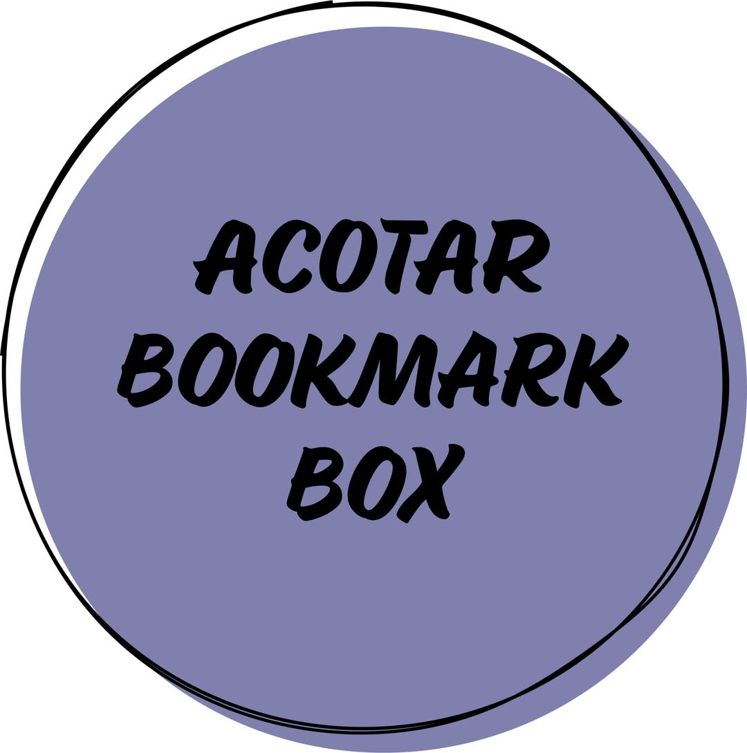 ACOTAR Bookmark Gift Box: Bookish Reader Gift - Etsy