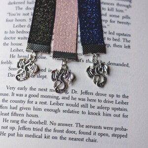 Book Dragon, Ribbon Bookmark, Bookmark, Charmed Bookmark, Book ...