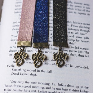 Book Dragon, Ribbon Bookmark, Bookmark, Charmed Bookmark, Book ...