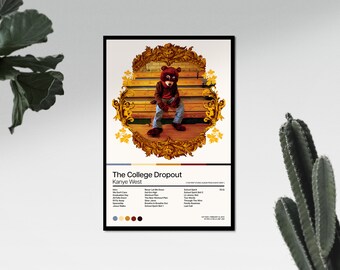The College Dropout Album Poster - Etsy