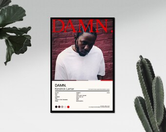 Damn Album Poster - Etsy
