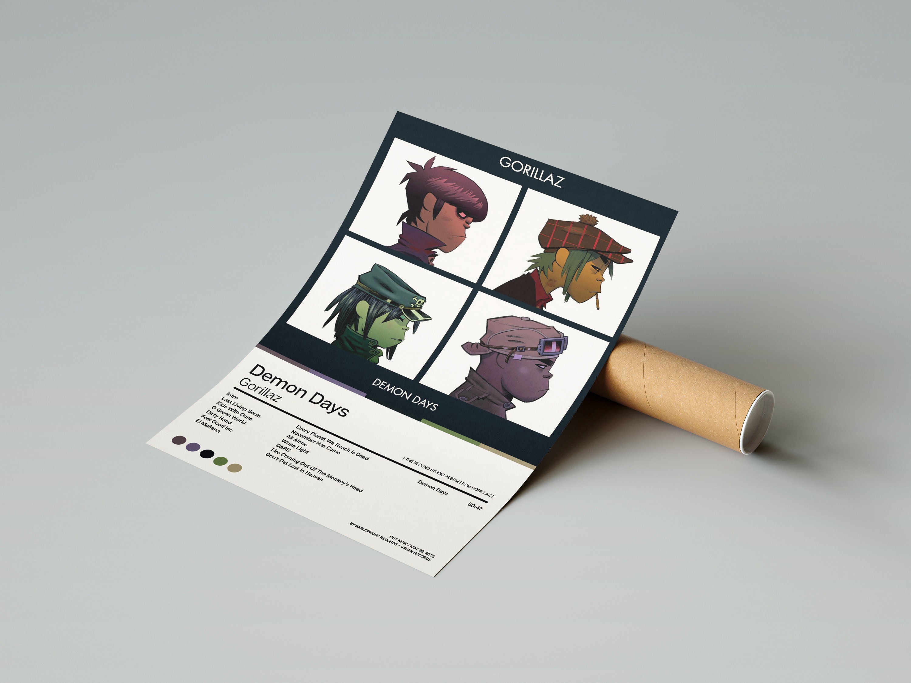 Gorillaz - Demon Days - Album Art Poster sold by Doug Johnson | SKU ...