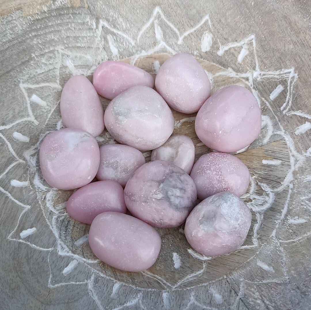 Peruvian Pink Opal Tumbled Stone A 20-30mm - Etsy