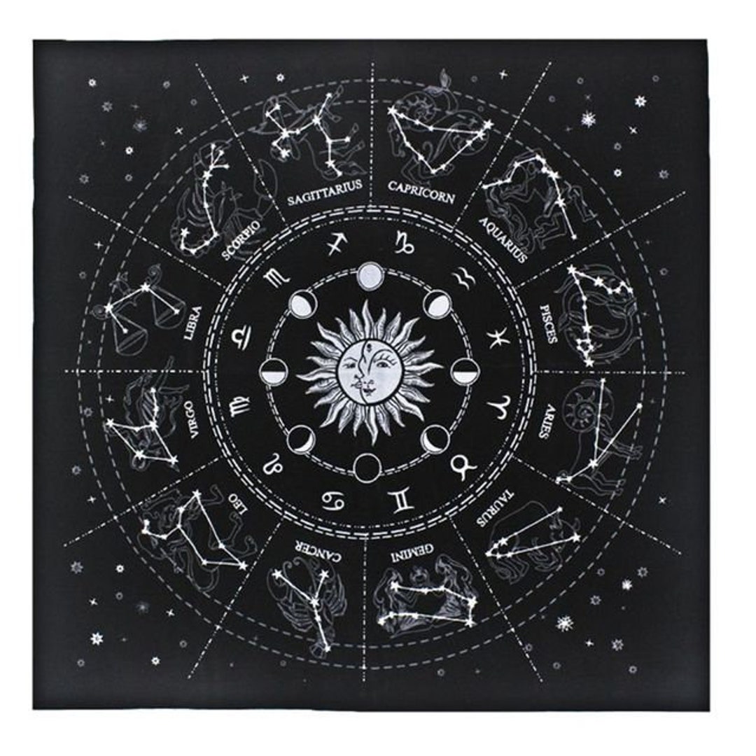 Sun Constellations Divination Tarot Tablecloth | Astrology ...