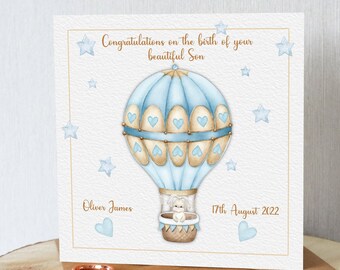 Baby Name Dob Card - Etsy