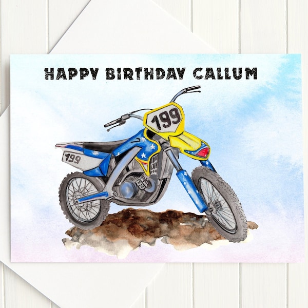 Motocross Birthday - Etsy UK
