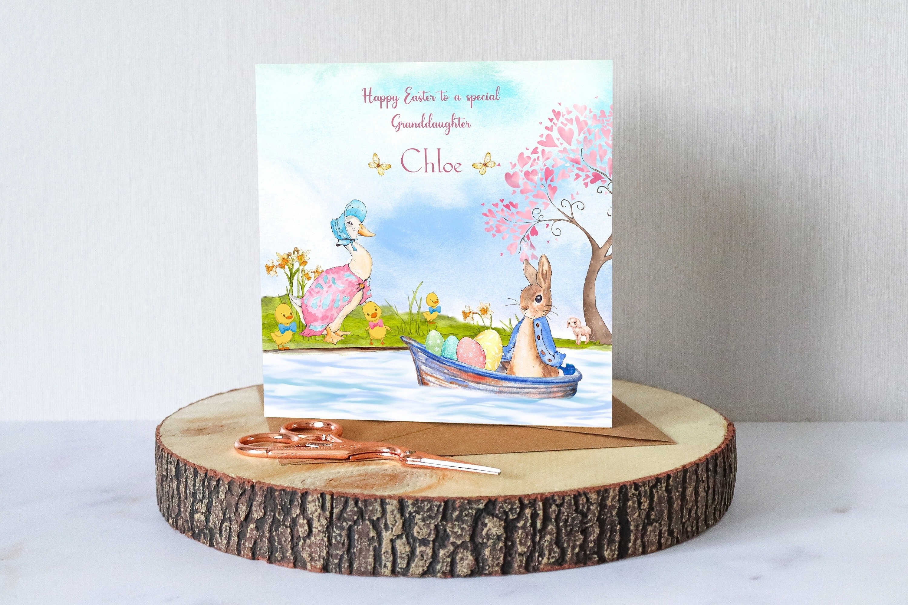 Peter Rabbit Easter Card. for Boy or Girl. Personalised. Peter | Etsy