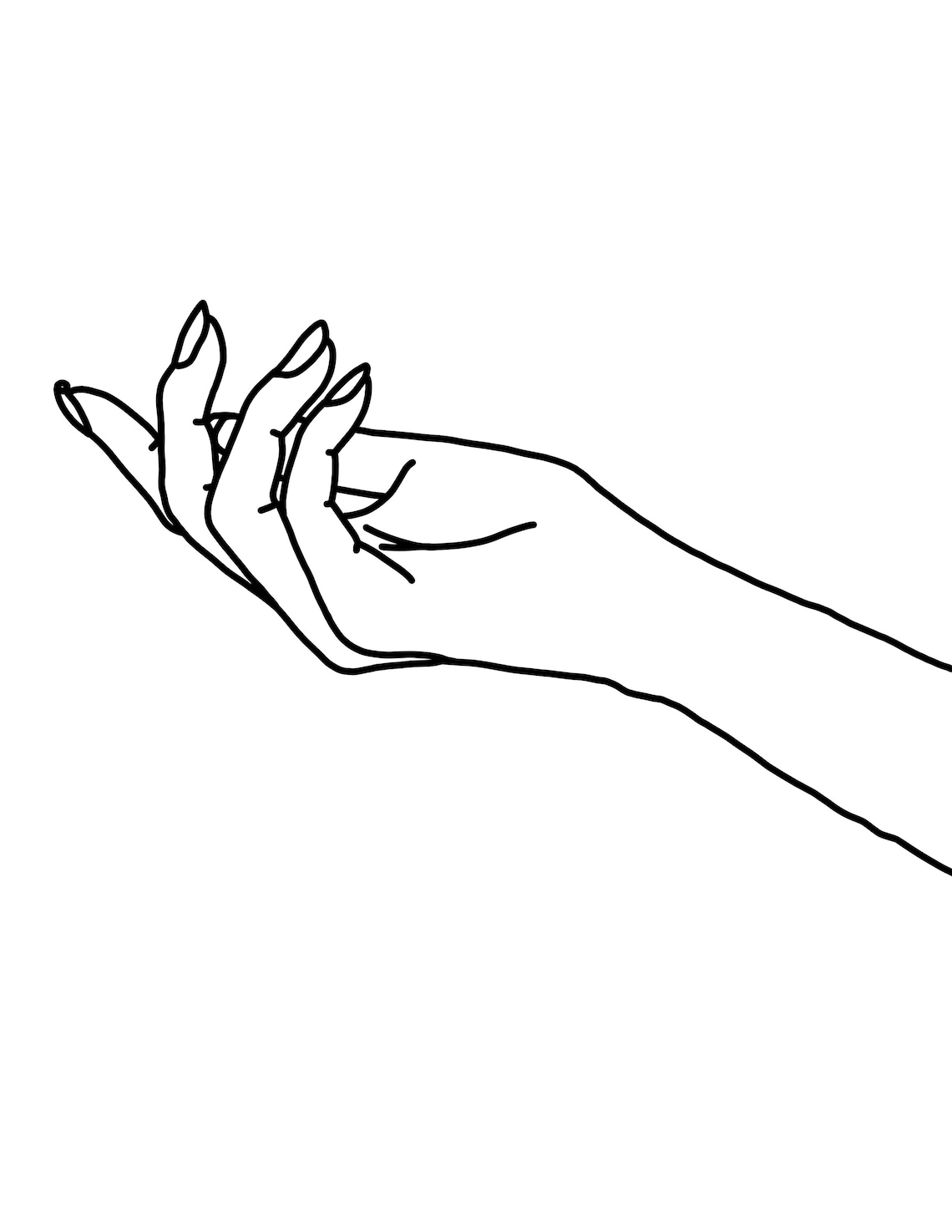 Printable Instant Download Hand Line Art Boho Home Decor Digital Print ...