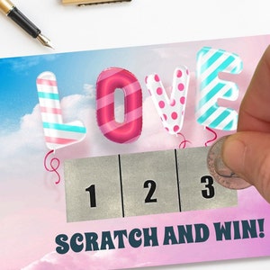 Scratch off Game-scratch off Printables- Printable Templates-print ...