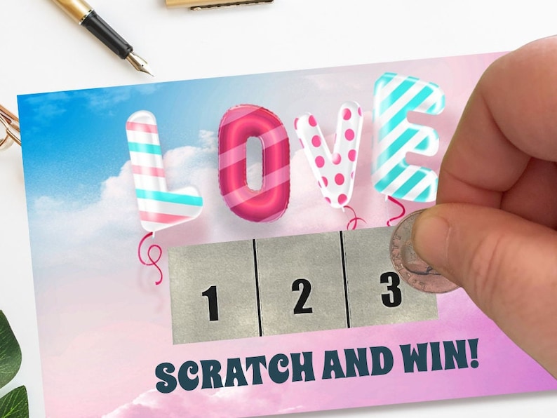Scratch off Game-scratch off Printables- Printable Templates-print ...