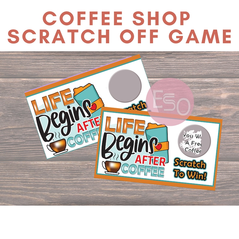 Scratch off Game-scratch off Printables- Printable Templates-print ...